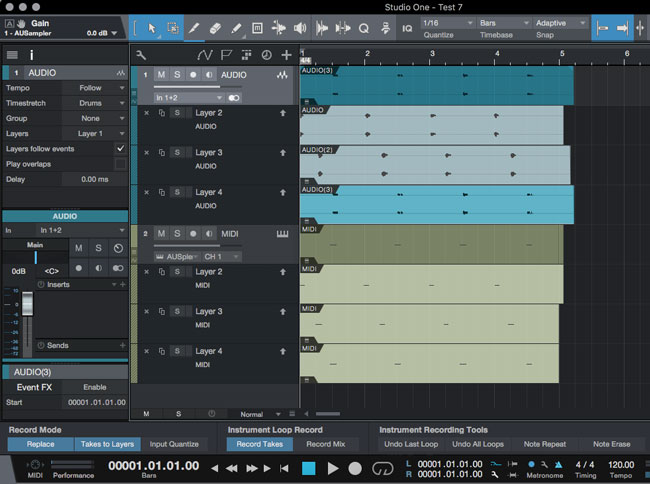 Studio One Record Mode Options – Ade Drums